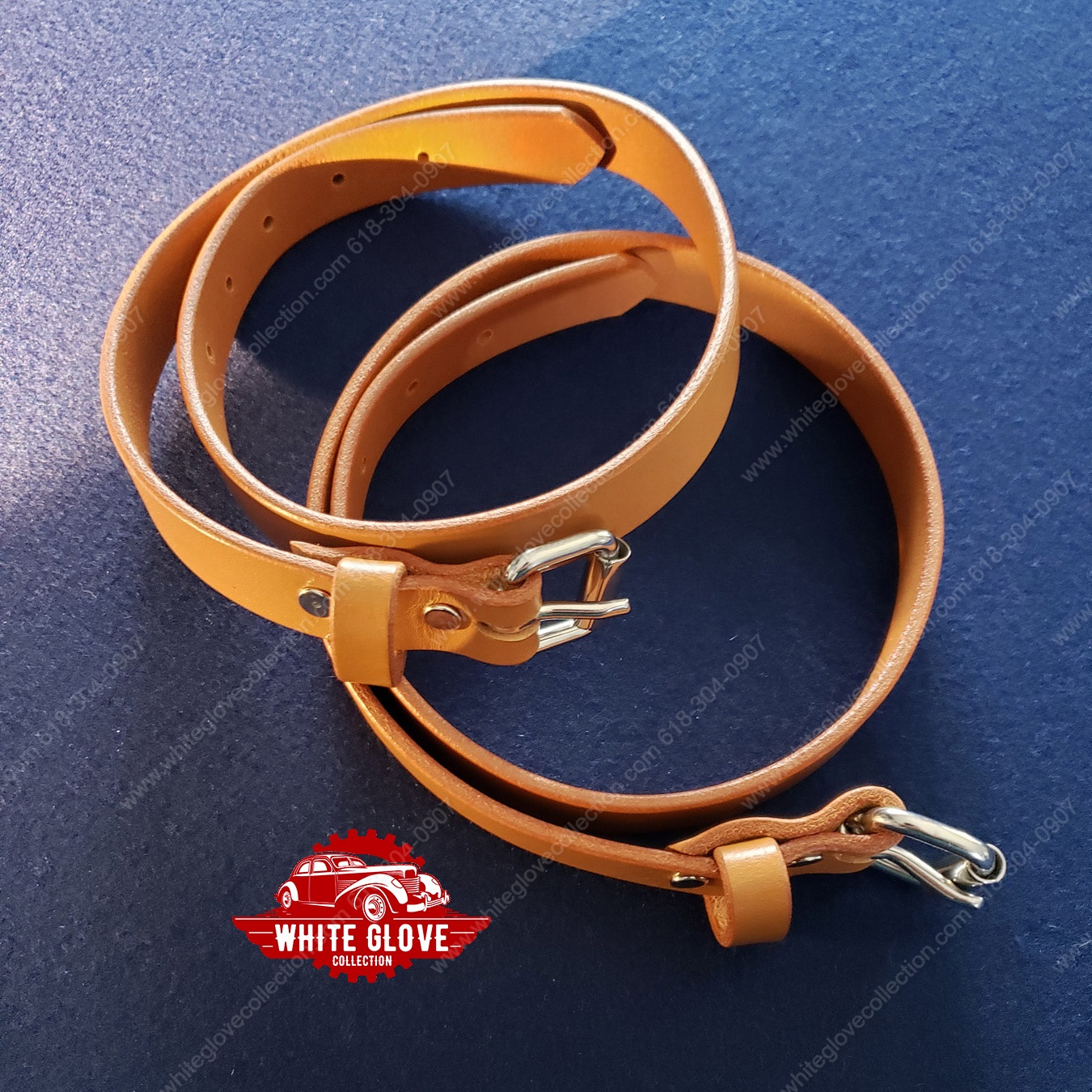 Leather Straps for Mirror Bases » White Glove Collection